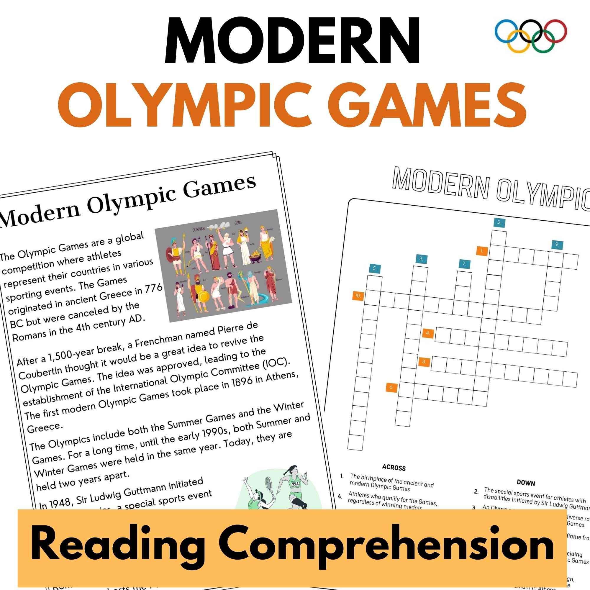 The European Union Reading Comprehension with Worksheets, Word Bank and ...