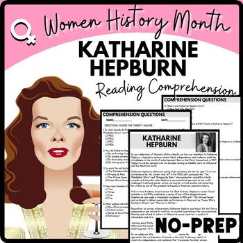 Women's History Month - KATHARINE HEPBURN - Reading Comprehension ...