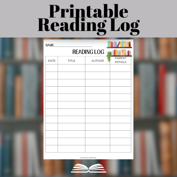 Reading Log, Printable, Reading, Read, Homeschool, Log, Activity, Track ...
