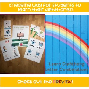Diphthong Posters, Clip Cards, & Sorting Activities - Made By Teachers