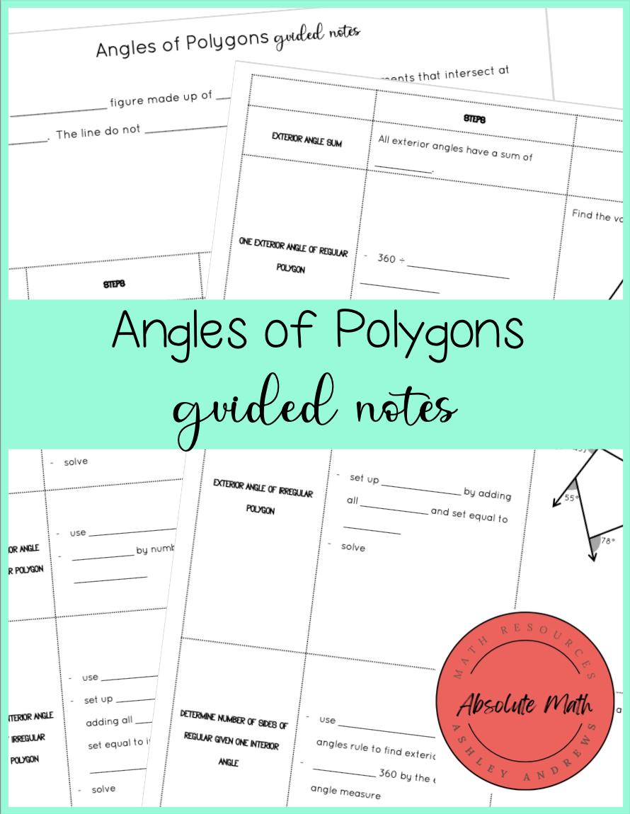 Angles of Polygons Practice 1 | Made By Teachers