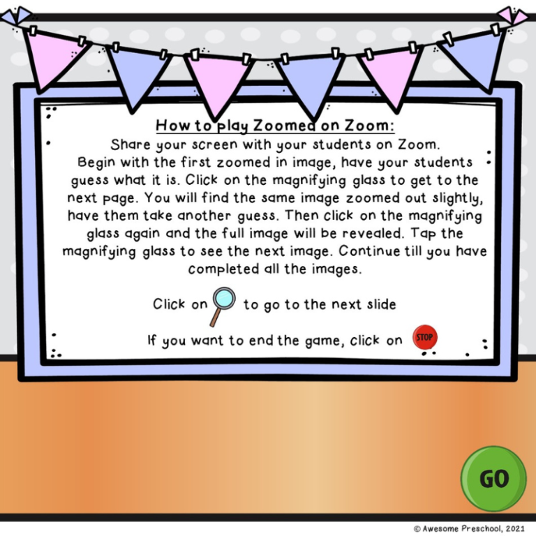Interactive Insect Exploration: Zoom and Guess Activity Preschool ...