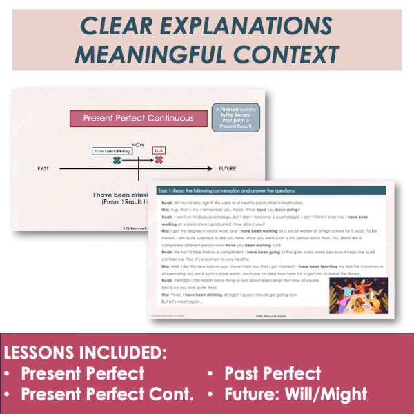 Grammar Lesson Plans, Activities, Worksheets - B1/Intermediate Verb ...