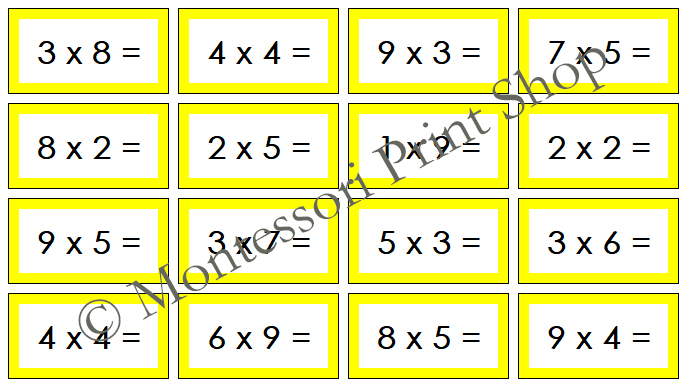 Primary Montessori Math Boards Bundle - Four Operations & Instructions ...