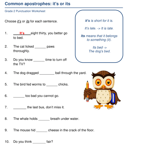 Mastering Capitalization and Punctuation: Grade 2 Worksheets - Made By ...