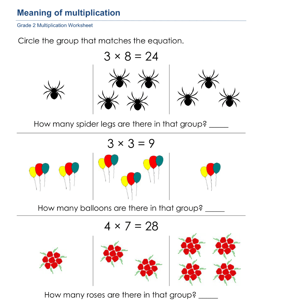 Master Early Multiplication Skills with Grade 2 Worksheets - Made By ...