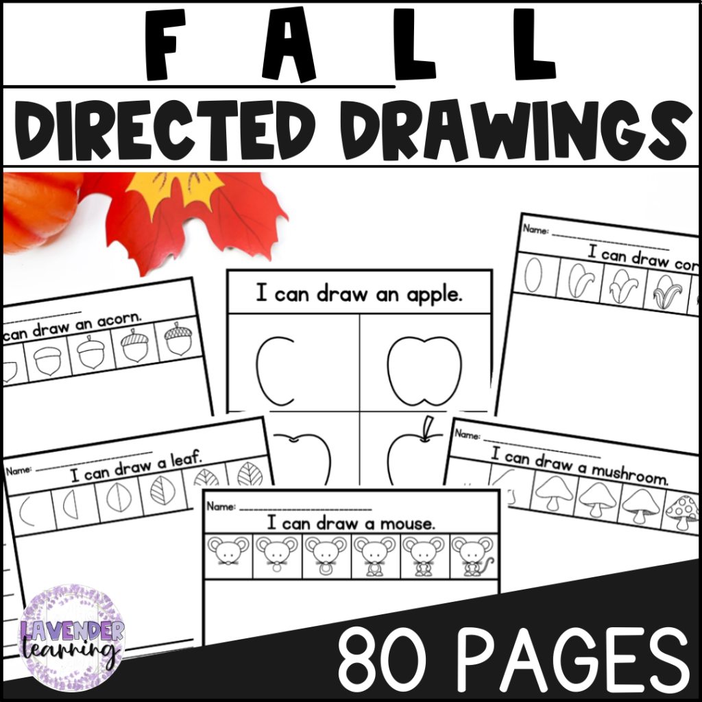Fall Directed Drawing - Autumn Directed Drawing - Pumpkin Directed ...