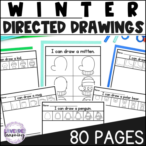 Winter Directed Drawings and Writing - Snowman Directed Drawing | Made ...