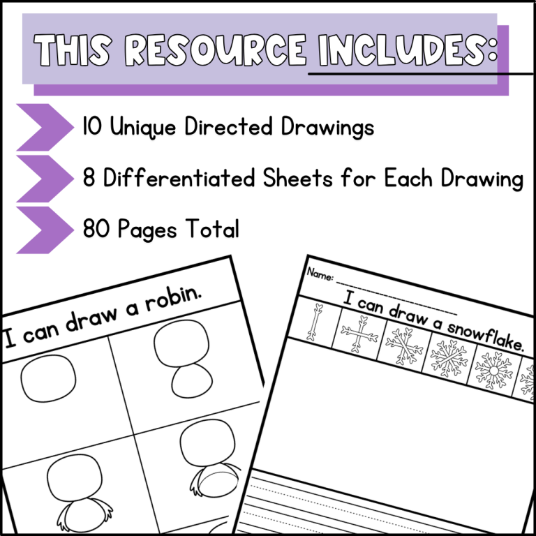 Winter Directed Drawings and Writing - Snowman Directed Drawing | Made ...