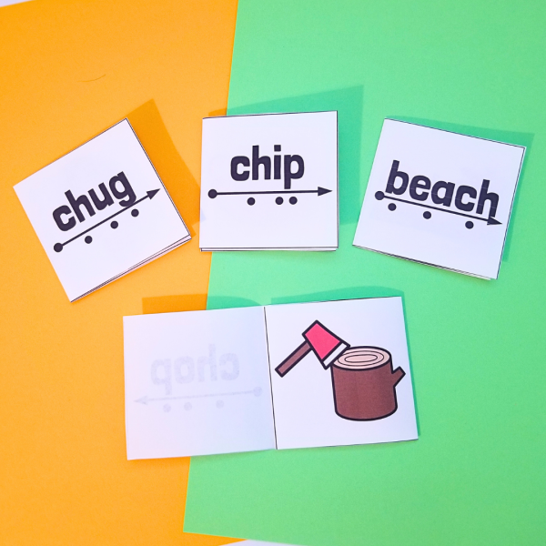 Digraph CH Words Read and Reveal Cards for Blending | Made By Teachers