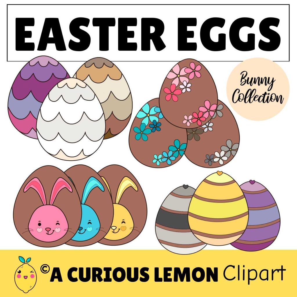 Easter Eggs - Clipart Set | Made By Teachers