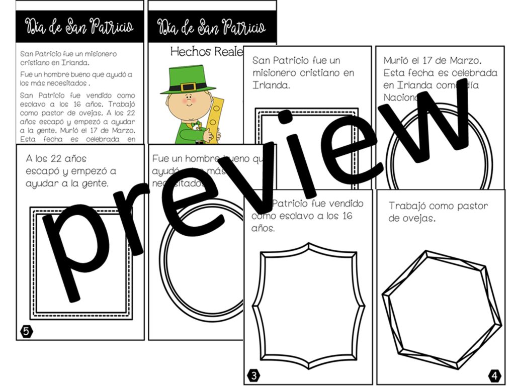 Día de San Patricio | St. Patrick's Day Activities in Spanish | Bundle ...