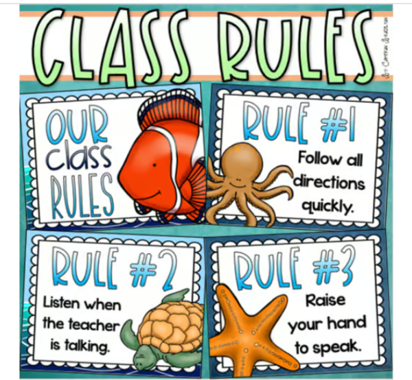 Classroom Rules Posters EDITABLE Back to School Ocean Under the Sea ...