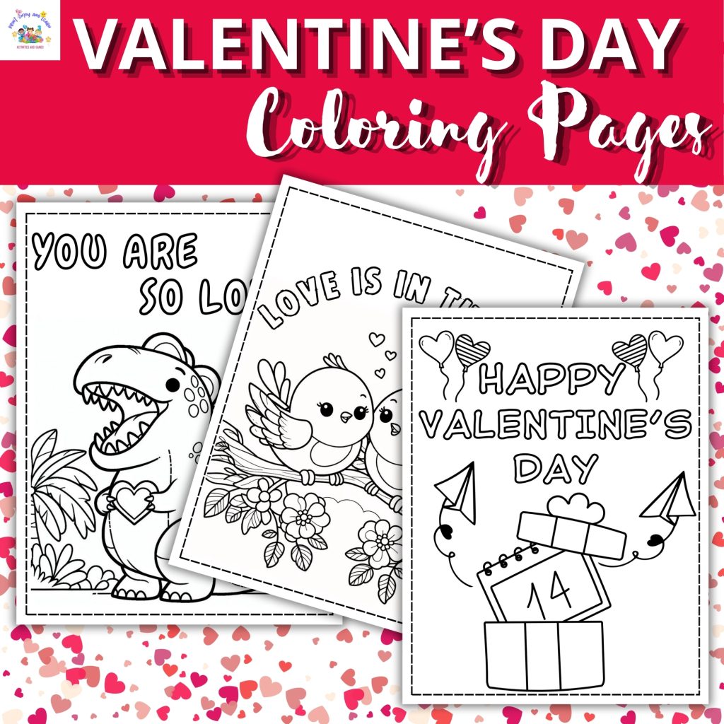 Celebrate Love with Valentine’s Day Coloring Pages / Fun February ...