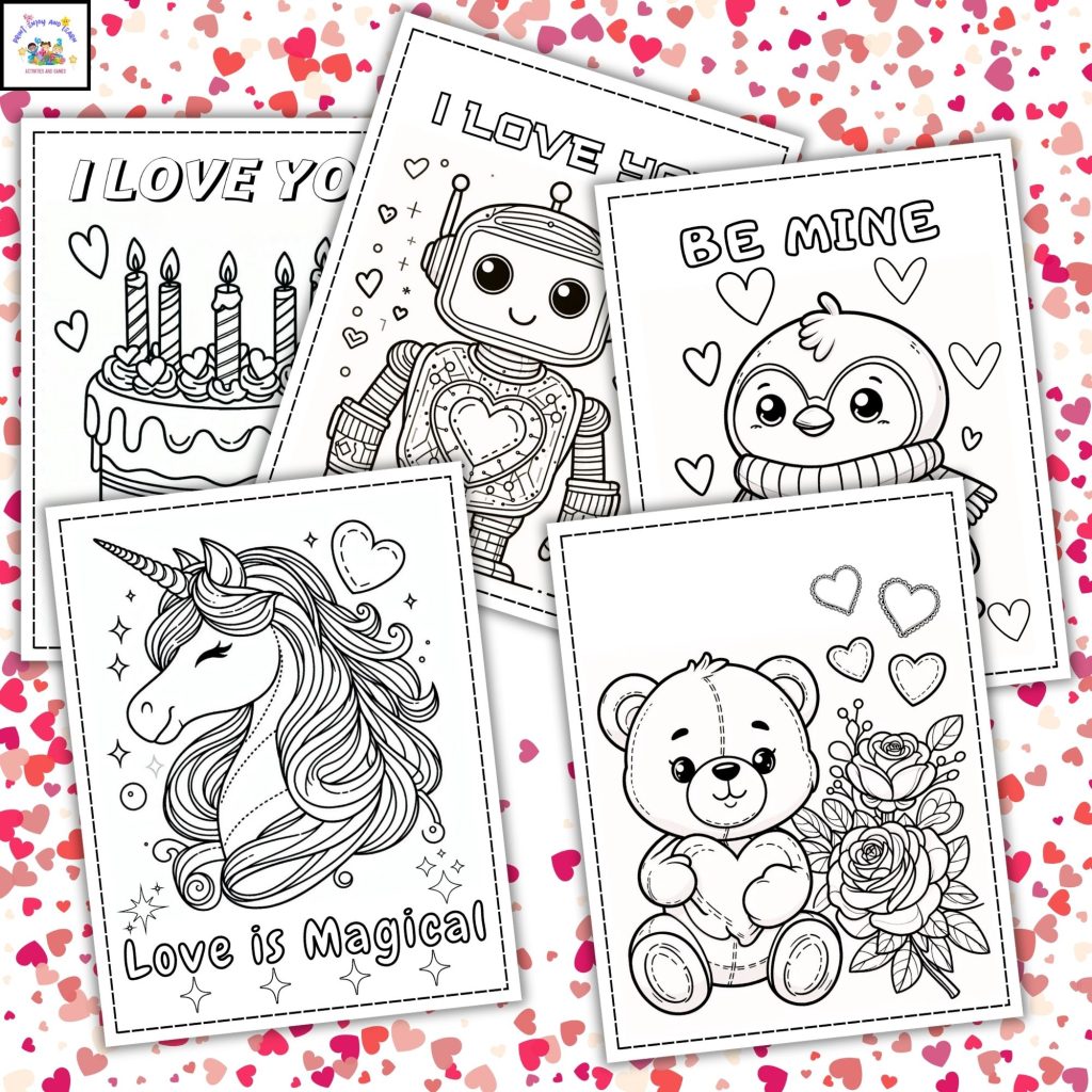 Celebrate Love with Valentine’s Day Coloring Pages / Fun February ...