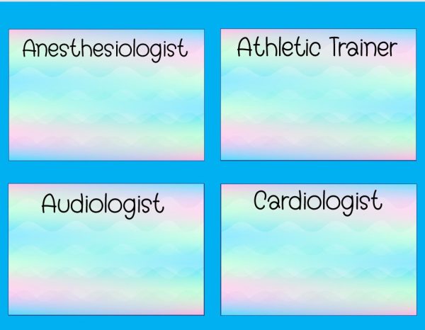 Health Care Careers Matching Cards (Health Sciences, Careers) | Made By ...