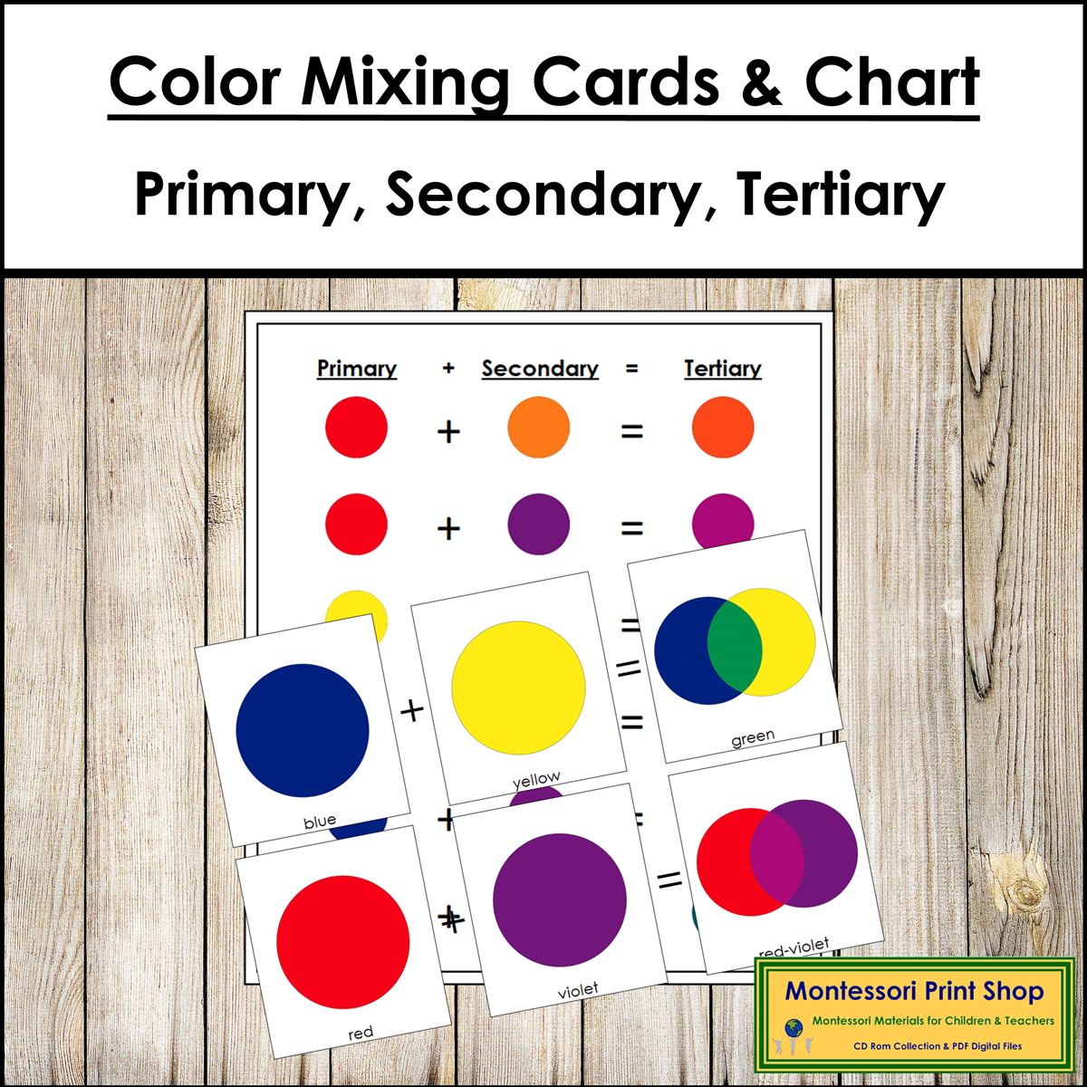Maps of the United States of America - Montessori color-code - Made By ...