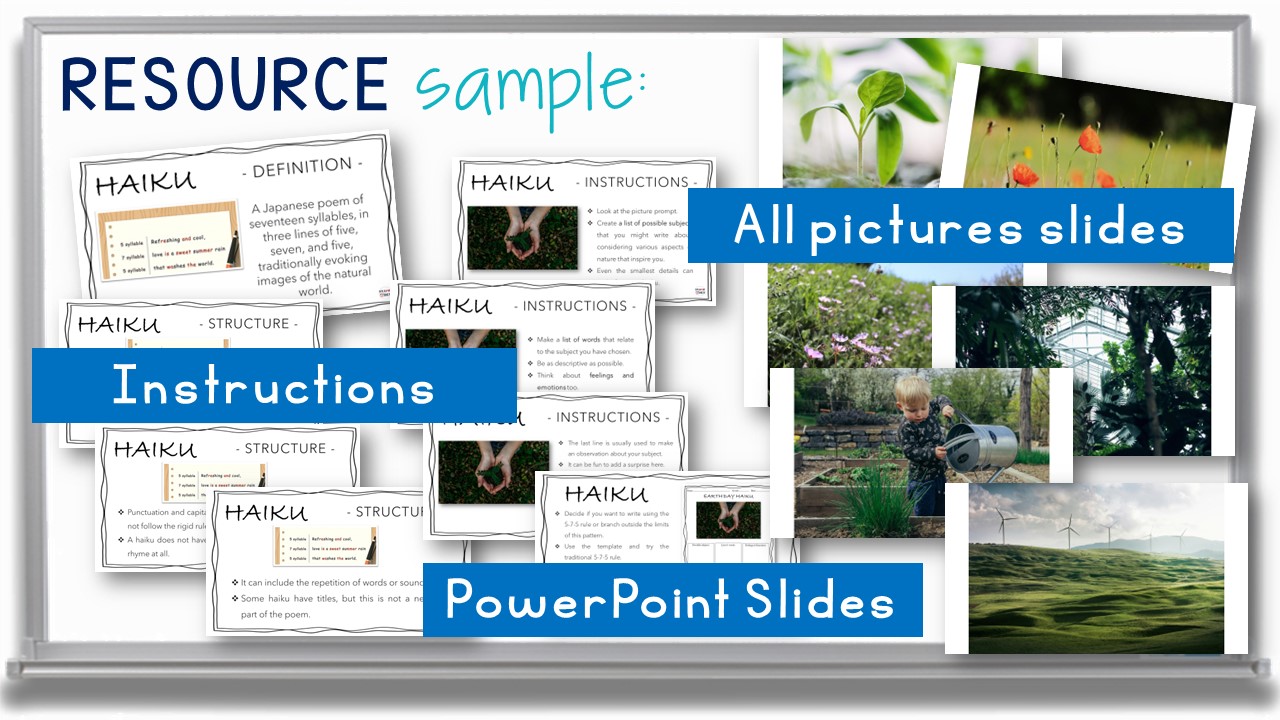 Earth Day Haiku Poetry Lesson - Environmental Poem Writing Activity ...
