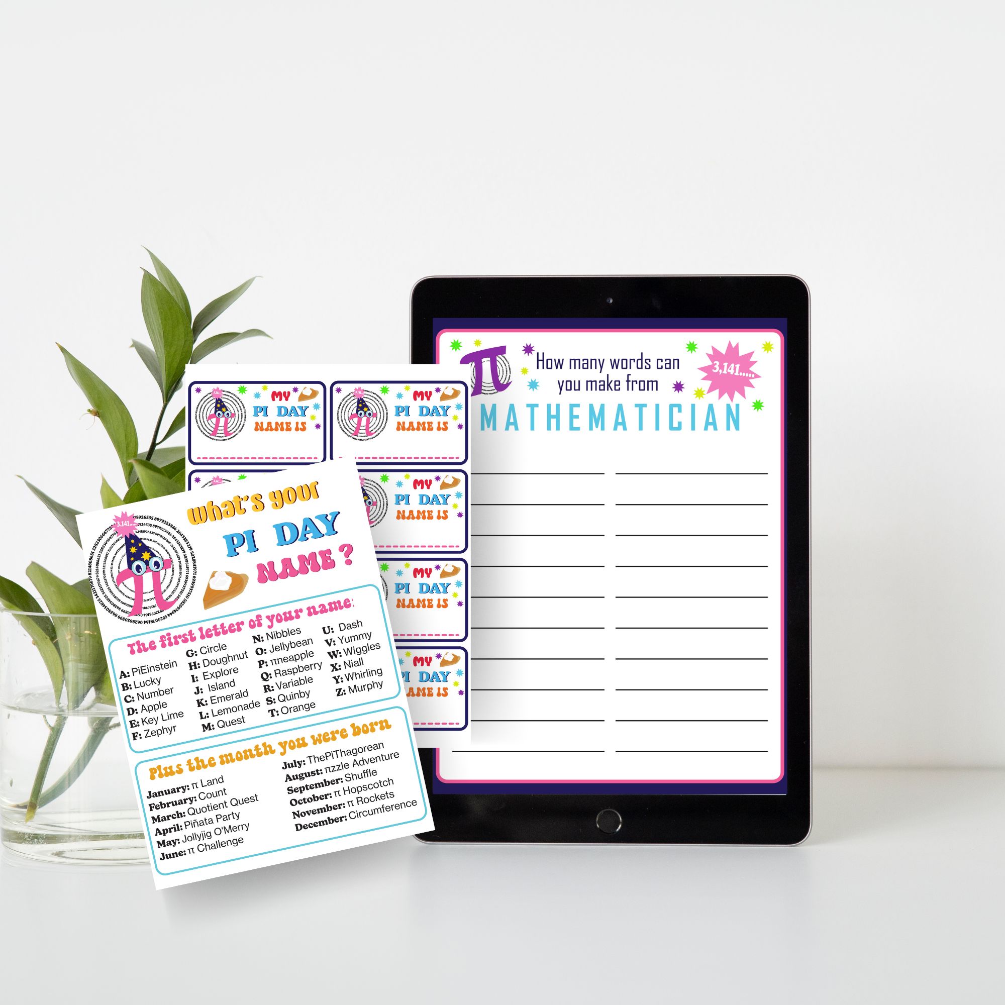 Pi Day Games for Classrooms Trivia Math Activities Worksheets Family ...