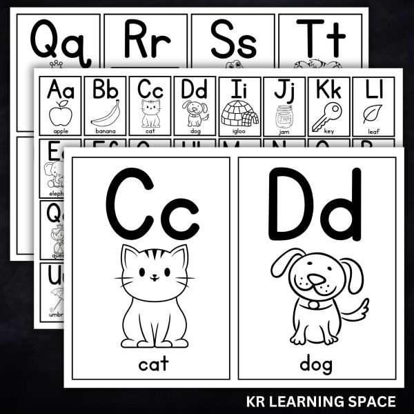 Alphabet Flash Cards, Alphabet Charts & coloring Cards | Made By Teachers