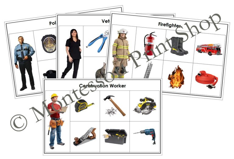 Community Helpers - Sorting & Classifying Activity - Montessori ...