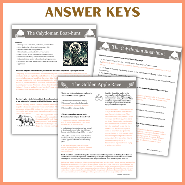 Atalanta Greek Hero Study; Greek Mythology Hero Atalanta | Made By Teachers