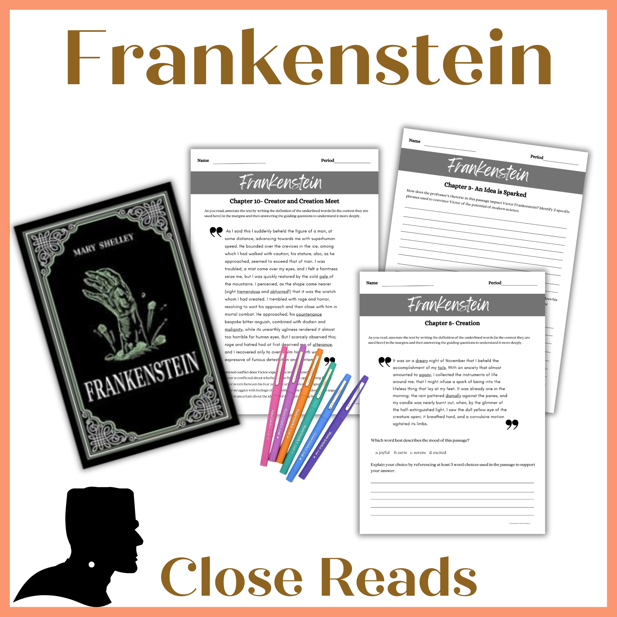The Erlking Analysis Activity; Gothic Literature | Made By Teachers