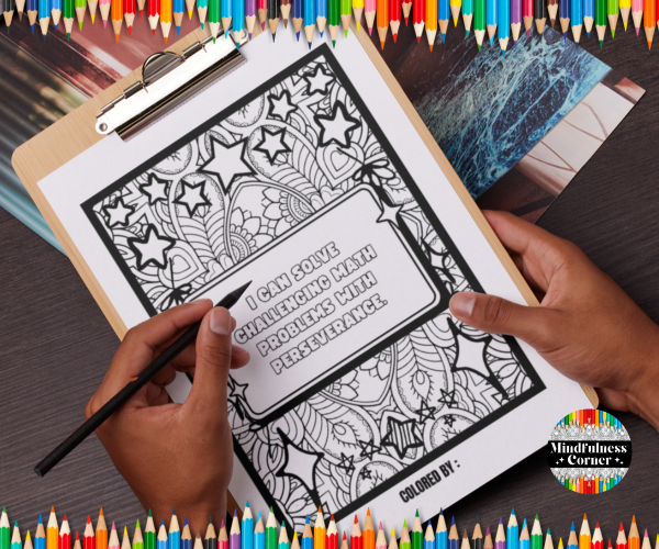 I Can Statements 4th Grade, Encouragement Mindset, Mindfulness Mandala ...