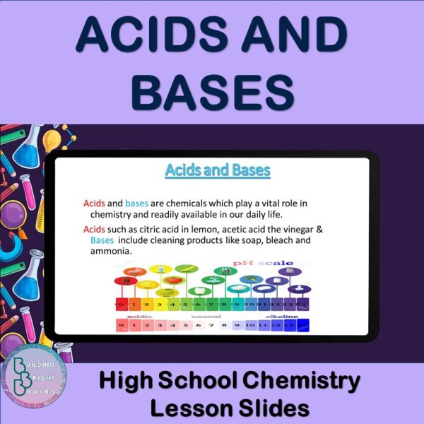 Acids and Bases | PowerPoint Lesson Slides High School Chemistry - Made ...