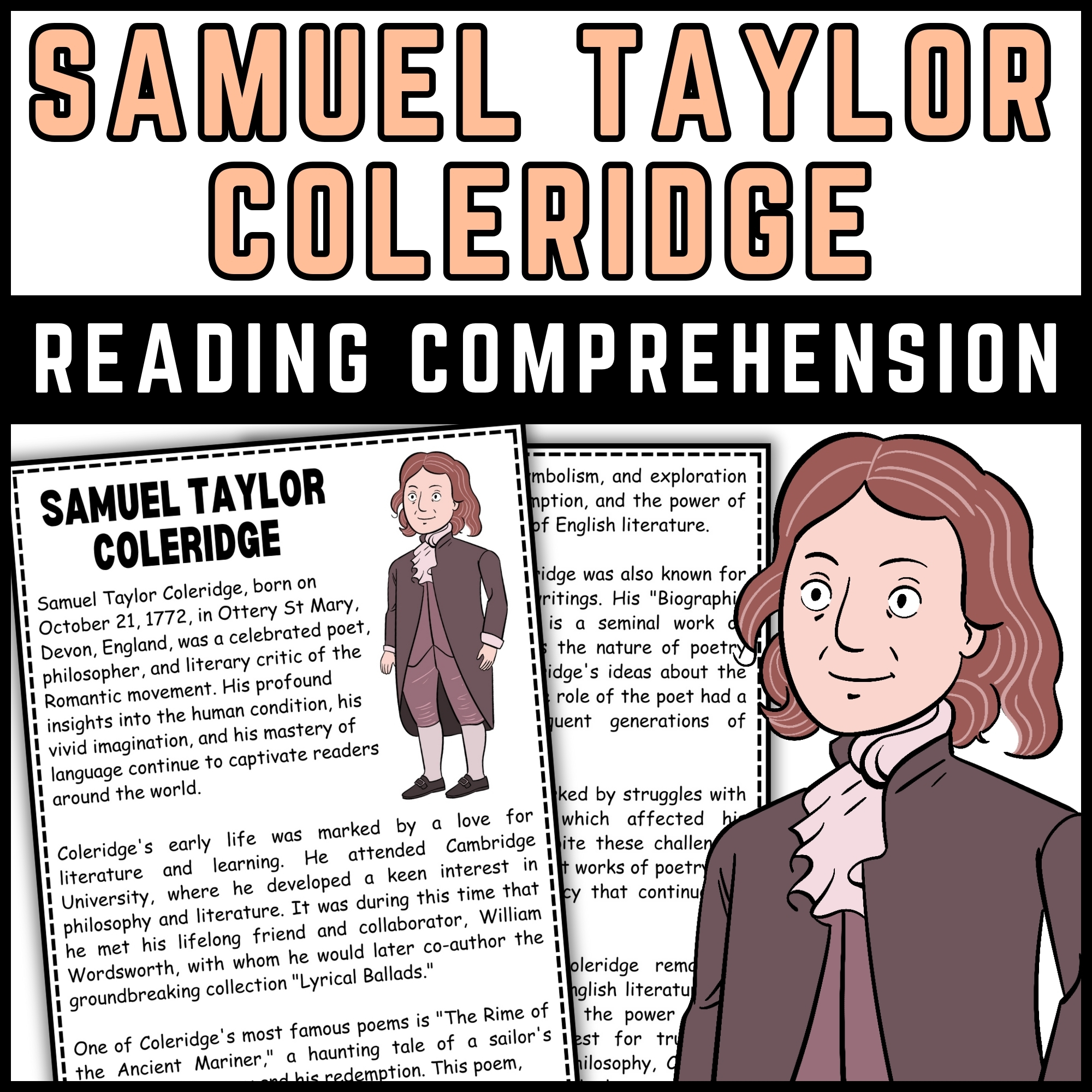 April National Poetry Month Reading Comprehension Passage & Questions ...