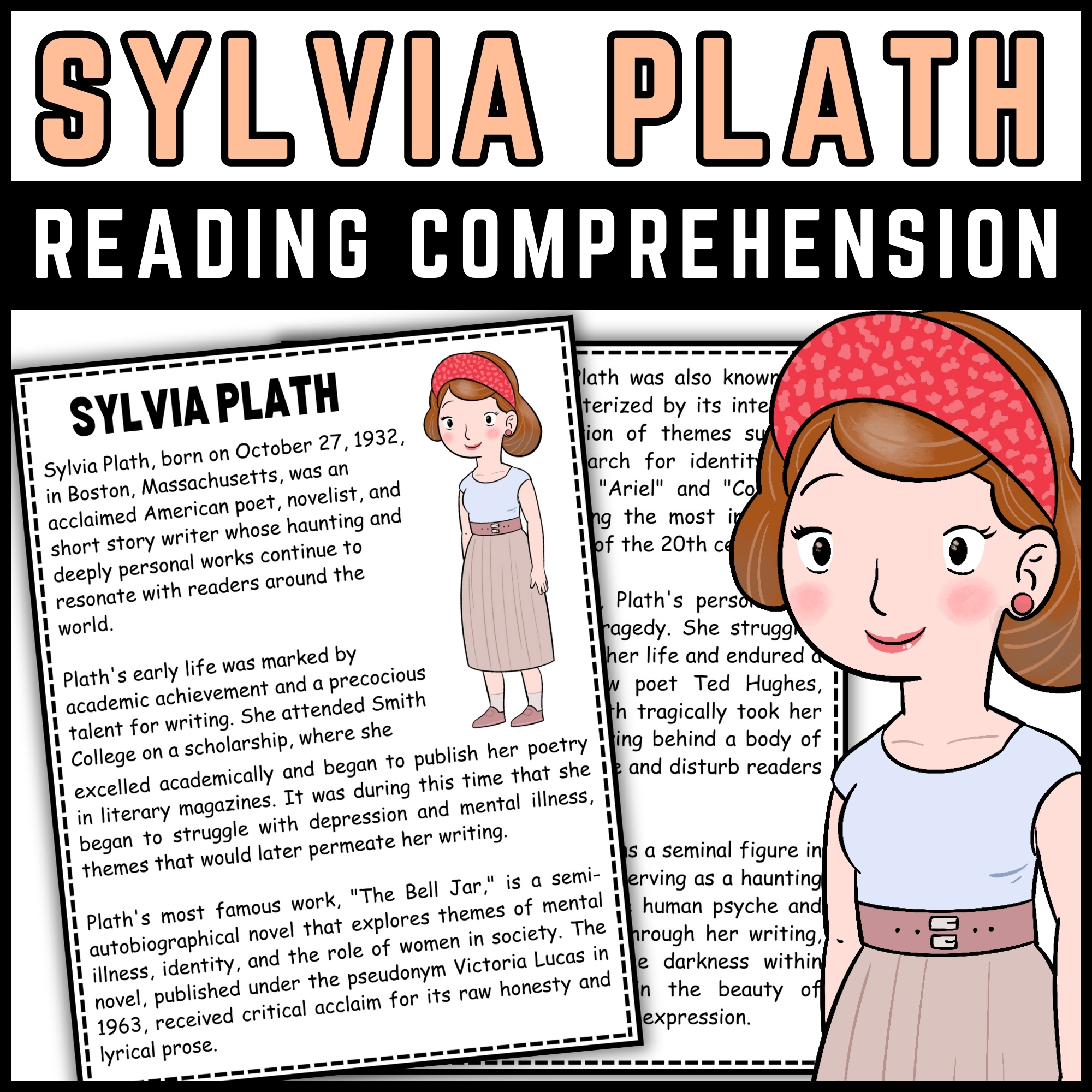April National Poetry Month Reading Comprehension Passage & Questions ...