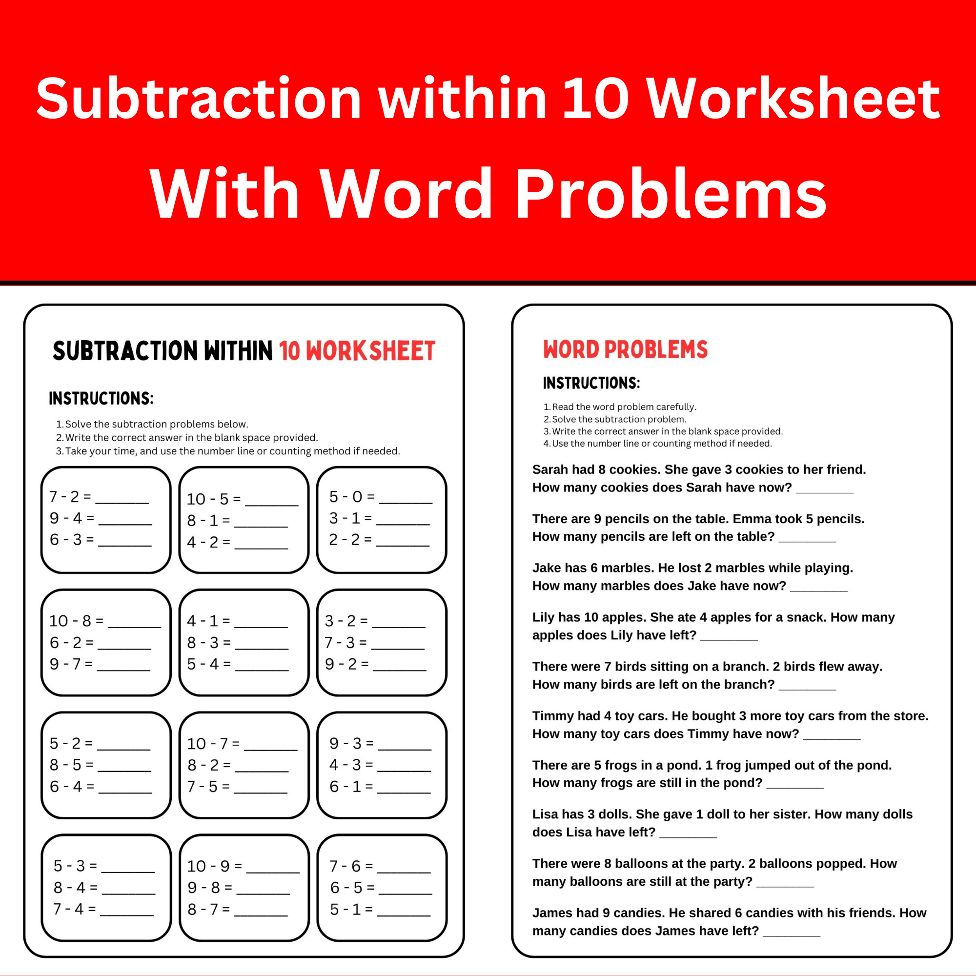 Math Worksheet Apples and Bananas and Other Fruits | Made By Teachers
