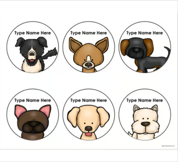 Welcome To Our Classroom Door Sign Display Dog Theme Editable | Made By ...