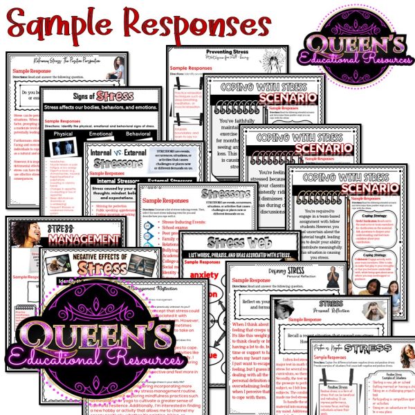 Stress Management PowerPoint and Activities for Teens | Coping Skills ...