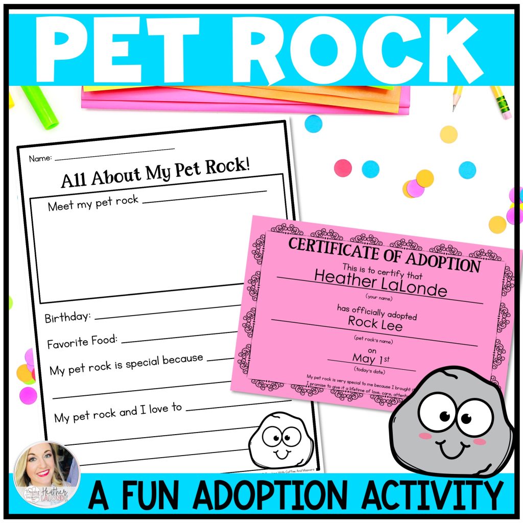Pet Rock Birth Certificate and All About My Pet Rock Writing - Made By ...