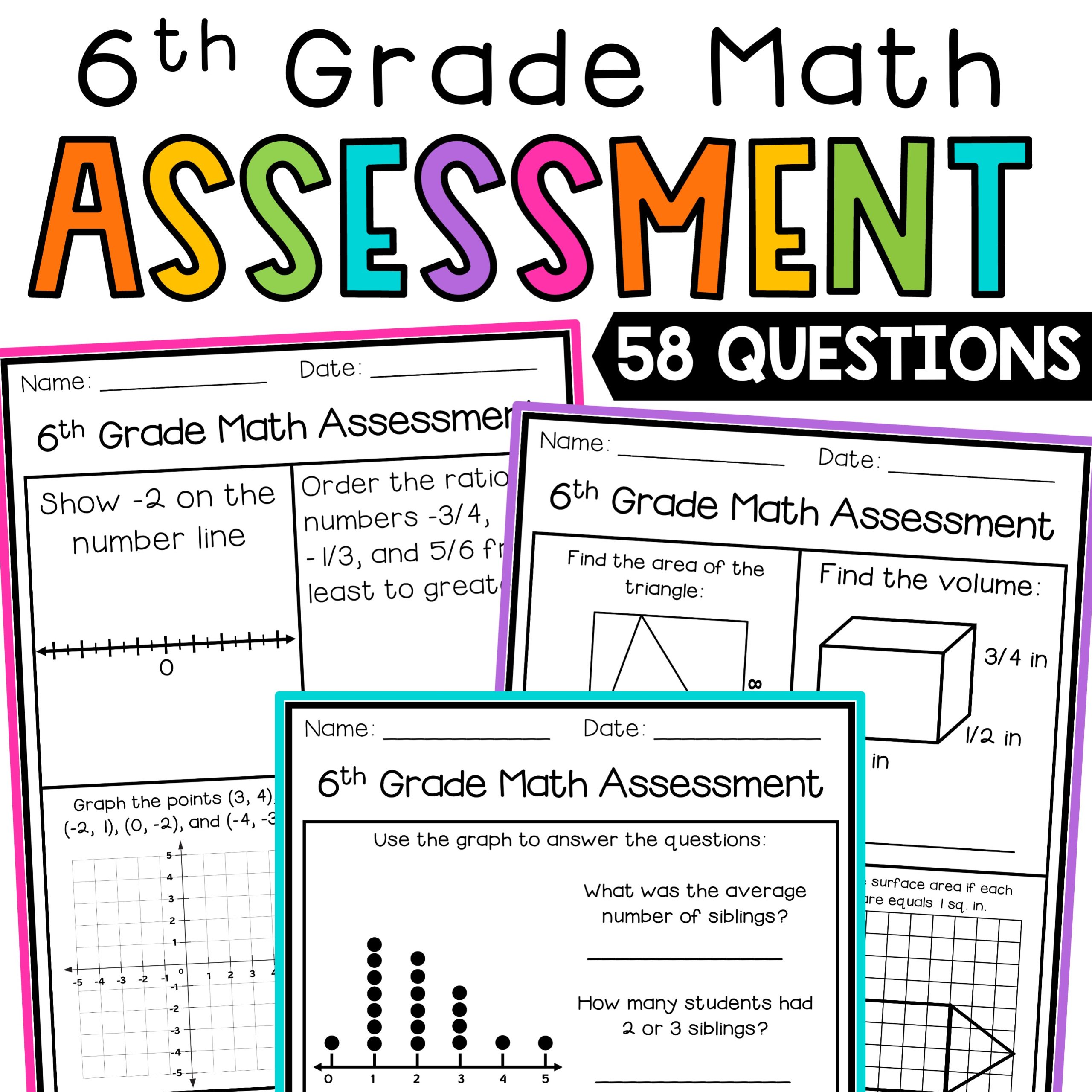 New Years 2024 Math Review Activity Booklet | Made By Teachers