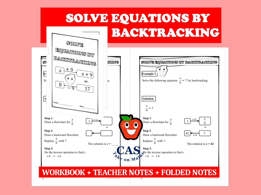 Solve One & Two Step Linear Equations by Backtracking Flowcharts | Made ...