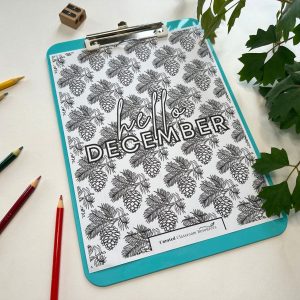 Hello December Coloring Sheet — December Activities | Made By Teachers