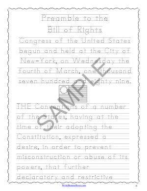 Founding Documents Copywork: U.S. Constitution - Print | Made By Teachers