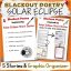Solar Eclipse 2024 Blackout Poetry, Great North American Eclipse Poem ...