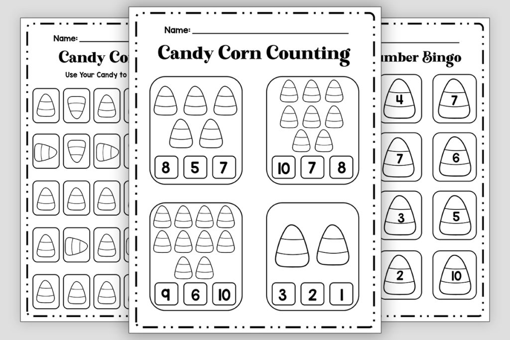 Candy Corn Fall Math Activities for Halloween Fun and Engaging ...