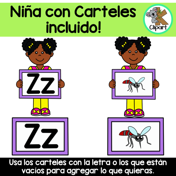 Alfabeto Letra Z Clipart / Alphabet Spanish Letter Z Clipart - Made By ...