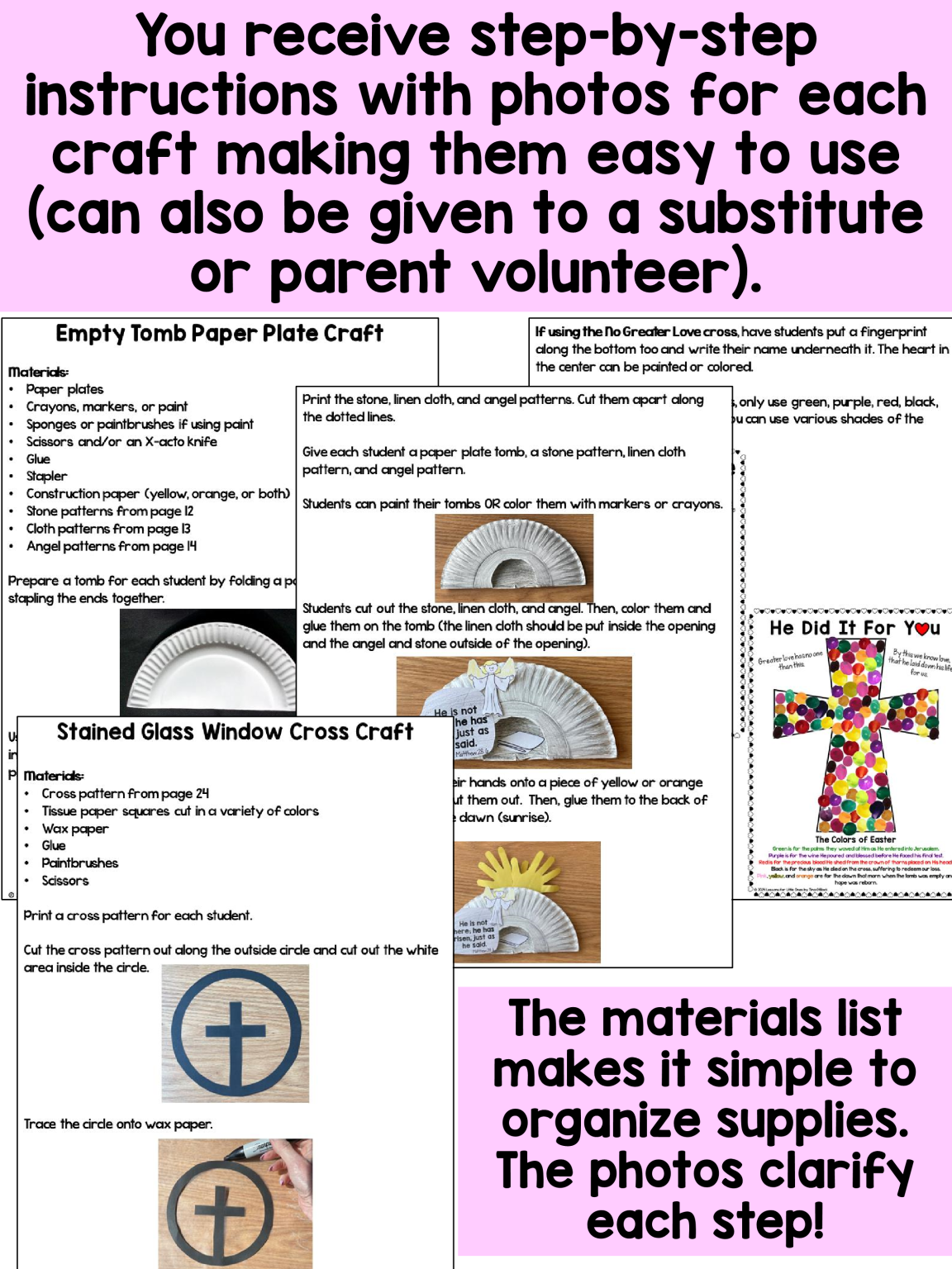 Easter Art Projects Christian Easter Craft Ideas Easter Story Crafts ...
