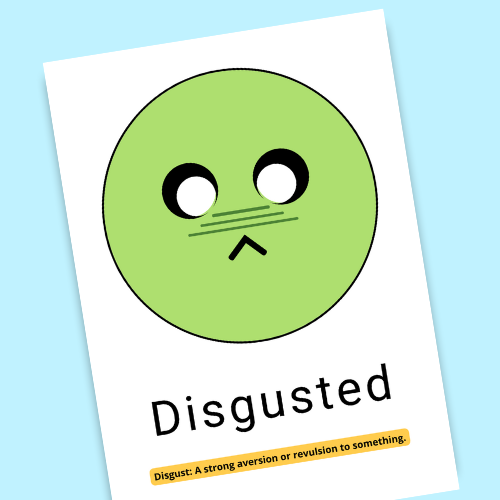 Identifying feelings and emotions-emoji emotion chart for Kids | Made ...