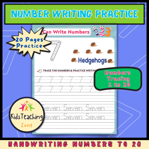 Number Writing Practice - Handwriting Numbers To 20 | Made By Teachers