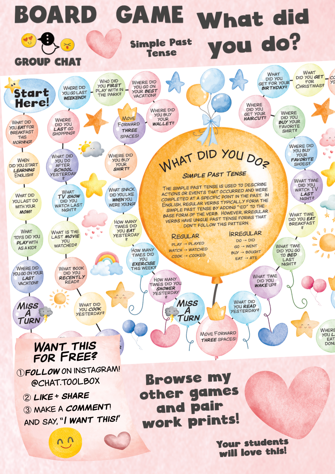 English Chat using "Can you...?" Card | Made By Teachers