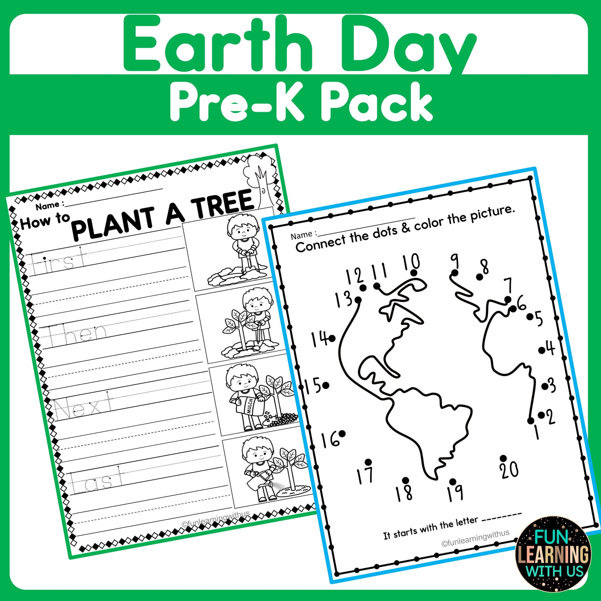 Earth Day Pack for Preschool Pre-K & Kindergarten | Made By Teachers