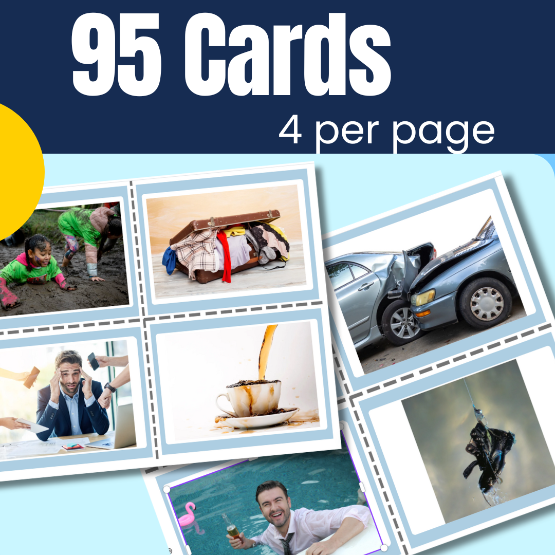 Identify the Problem Speech Therapy Photo Cards Aligned with ABLLS-R ...