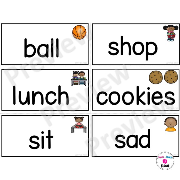 Kindergarten Sentence Structure Writing *Sentence Building (Set 1 ...