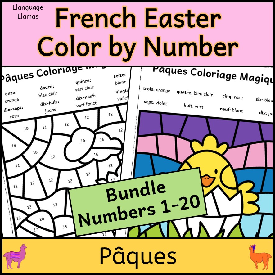 Spanish San Valentín Color by Number and Teen Number Bundle Valentine's ...